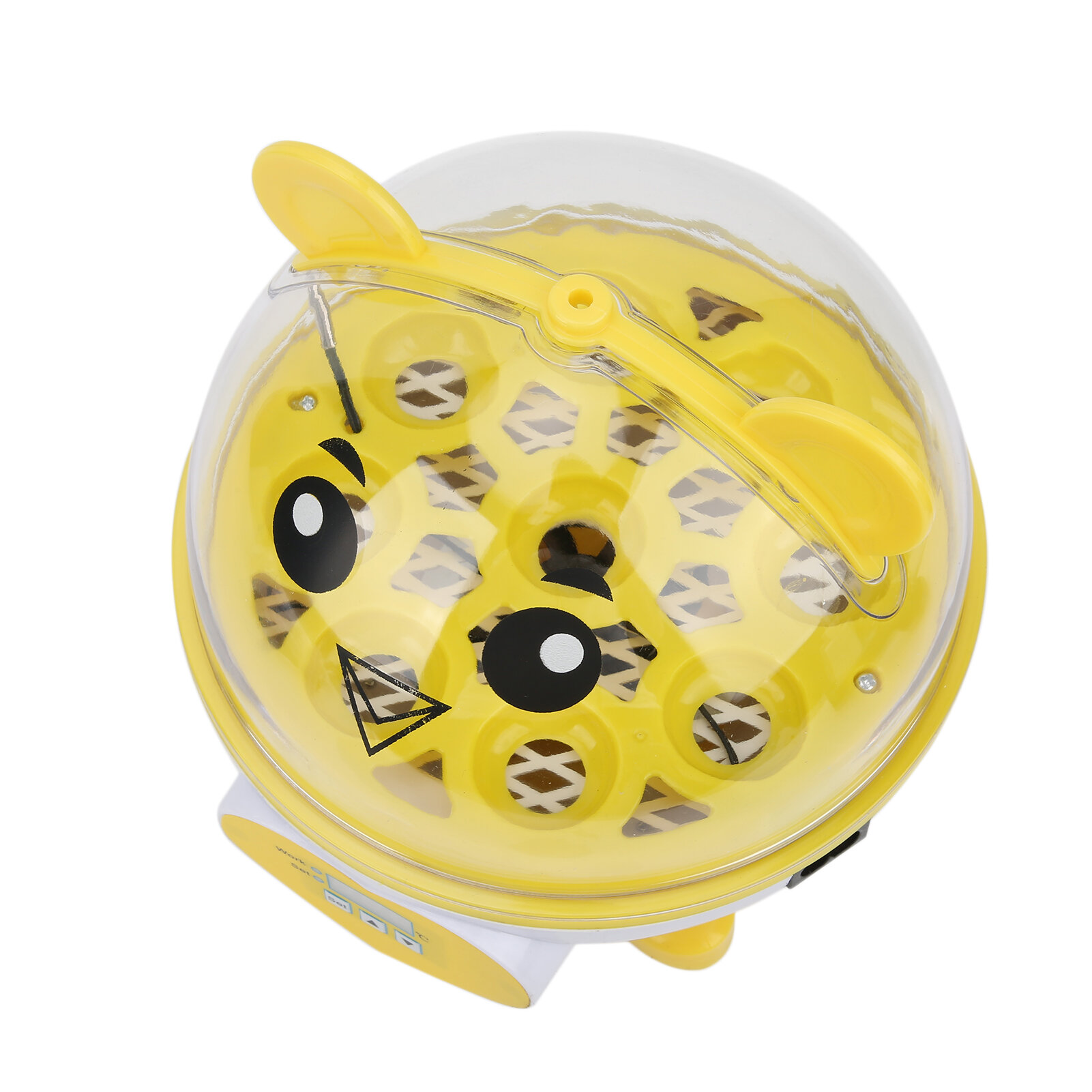 Полуавтоматический инкубатор, бытовой маленький инкубатор на 9 яиц для курицы, утки, птицы, голубя, перепела, 110-240 В (желтая вилка США)