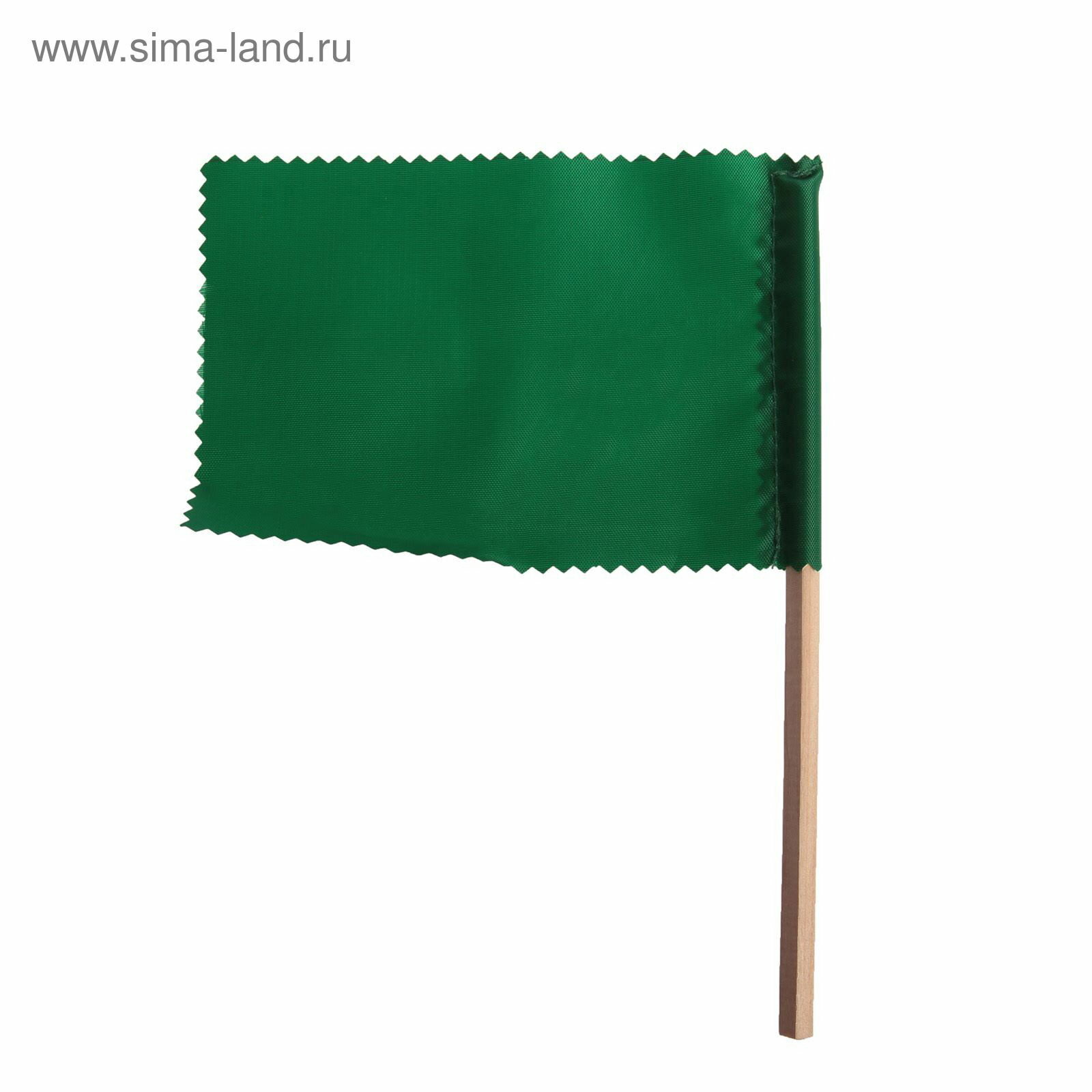 Флажок, длина 20 см, 10x15 м, зелёный, тип: флажок, цвет: зелёный, 10 шт.