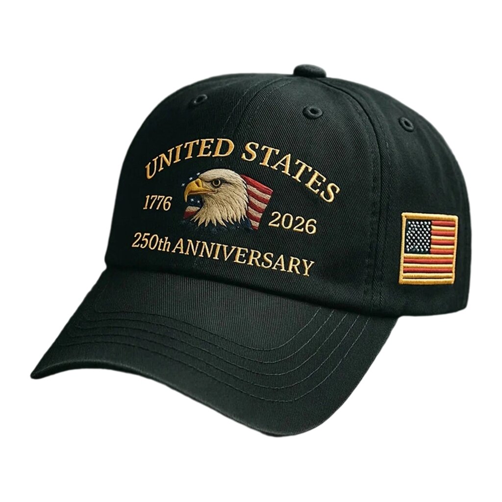 Выстиранная шляпа Корпуса морской пехоты США в стиле ретро (С вышивкой)-Черный