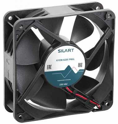 SILART Вентилятор осевой 120x120x38, 220 VAC, подшипник качения G1238-A22E-7PBSL