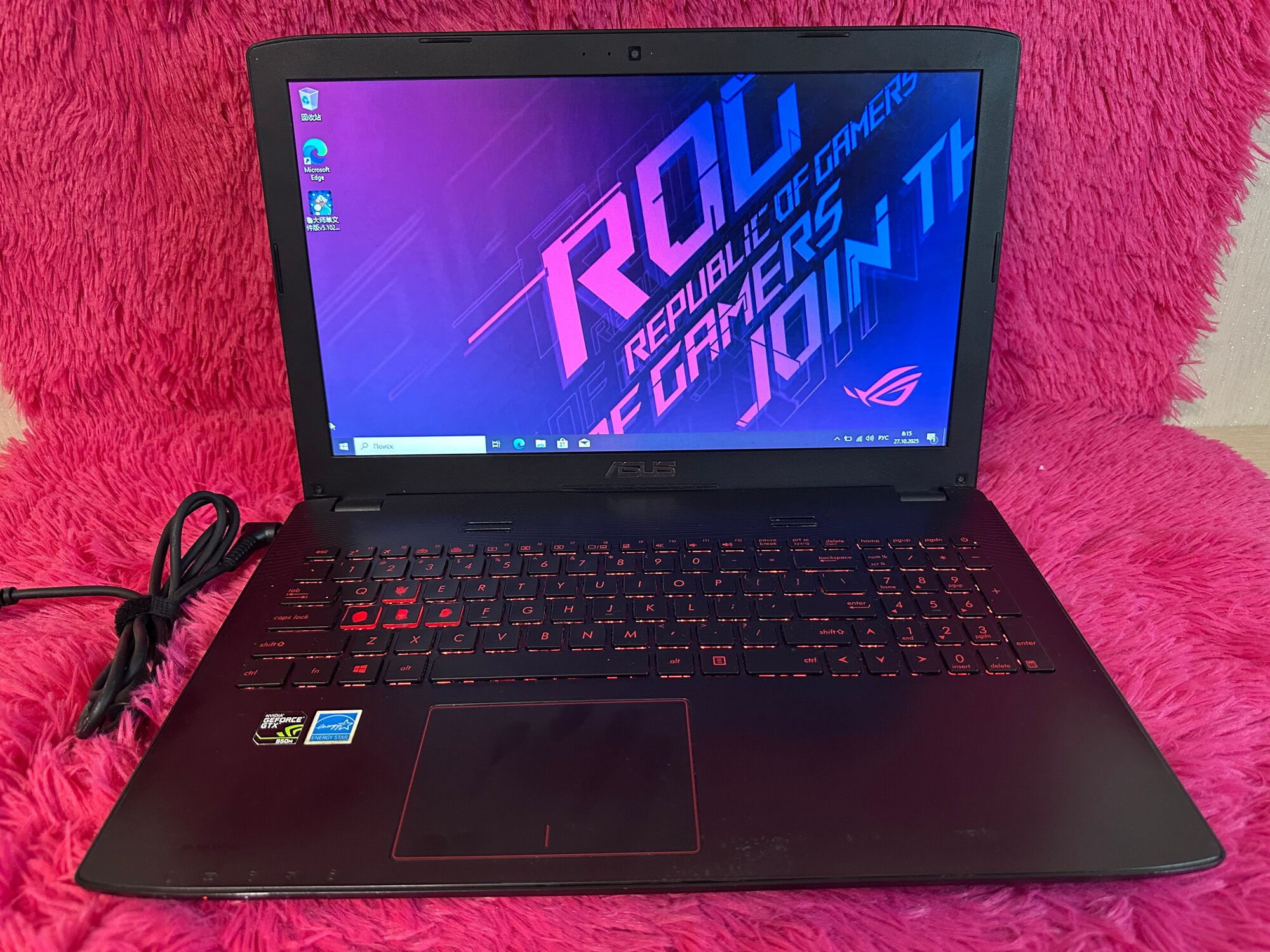 Игровой ноутбук Asus zx50j Intel i5 4200H GTX 950 8/256 ssd