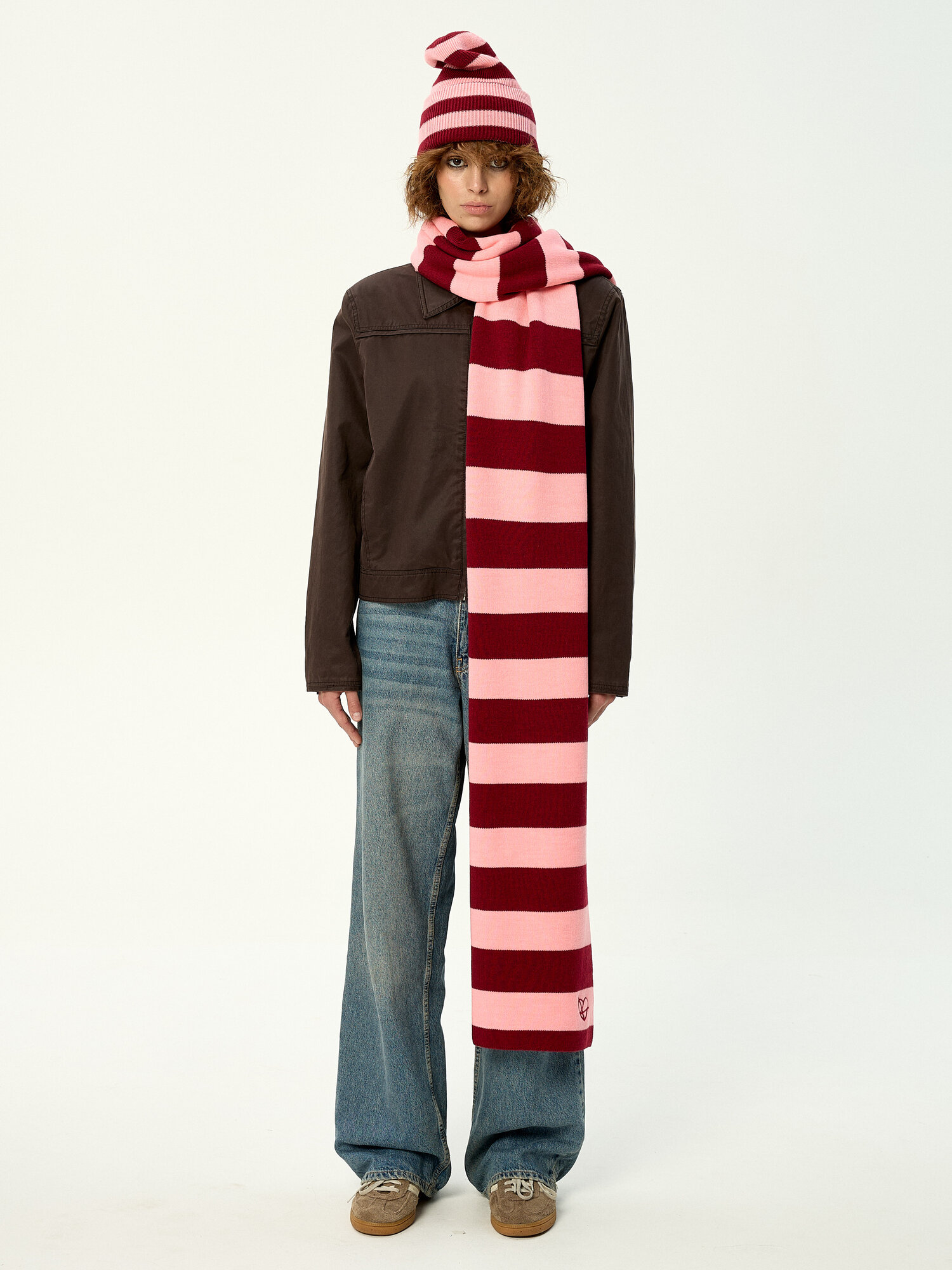 Шарф вязанный шарф