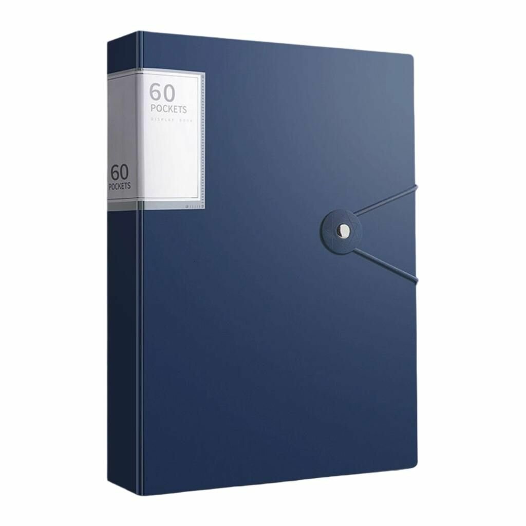 60-карманный держатель документов, Темно-синий