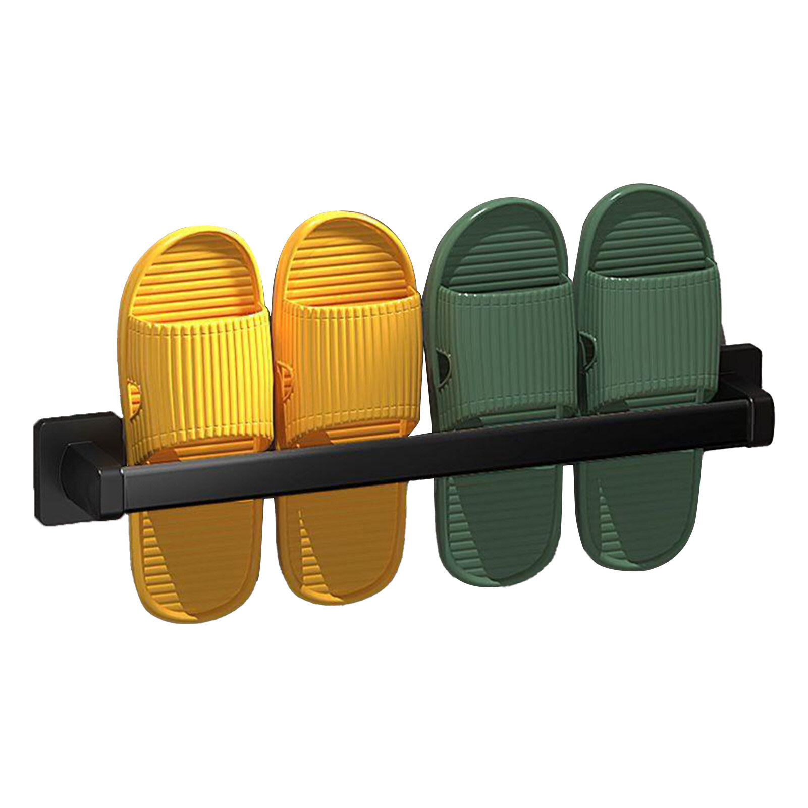 19,7-дюймовая настенная полка для обуви, полка для тапочек, держатель для обуви из нержавеющей стали, органайзер для хранения полотенец, многофункциональная подвесная подставка