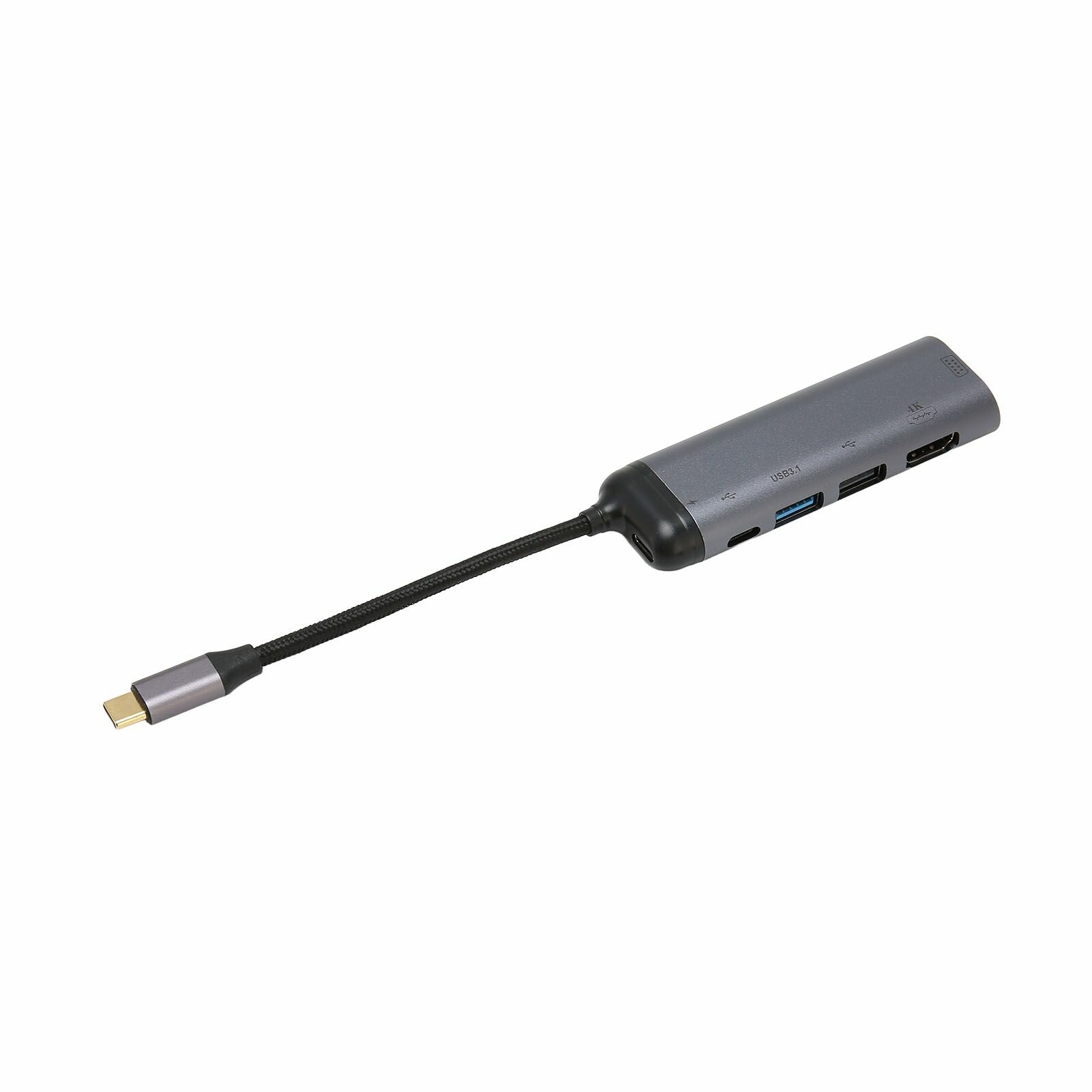 Концентратор USB C Type C 6 в 1, мультимедийный интерфейс VGA HD USB3.1 USB2.0 Type C2.0 Многопортовая док-станция PD100W