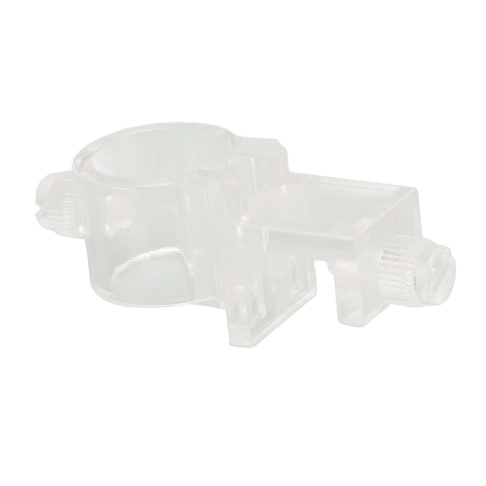 Прозрачный пластиковый зажим для шланга аквариума, разделяющий тип, фиксирующий трубку для аквариума M