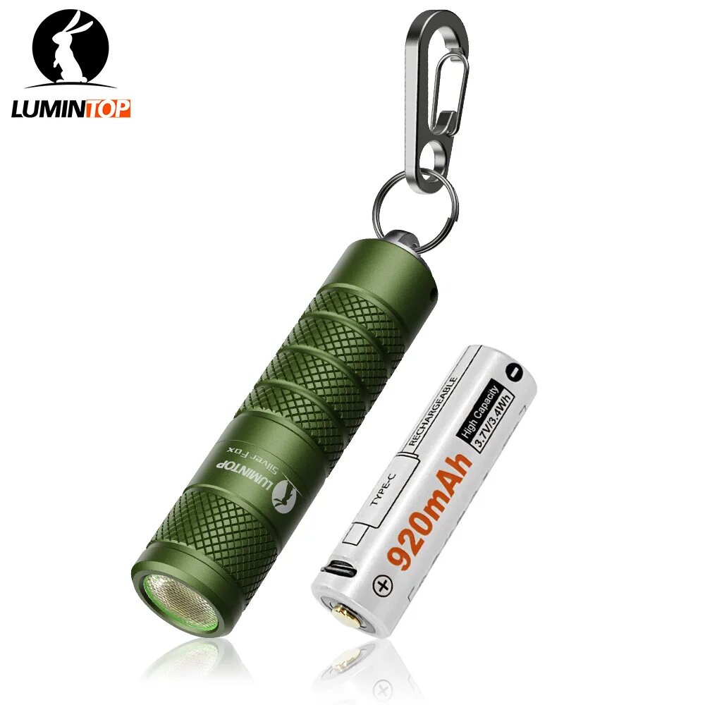 Lumintop Fox мини-фонарик 760 люмен 5 режимов Green with 14500