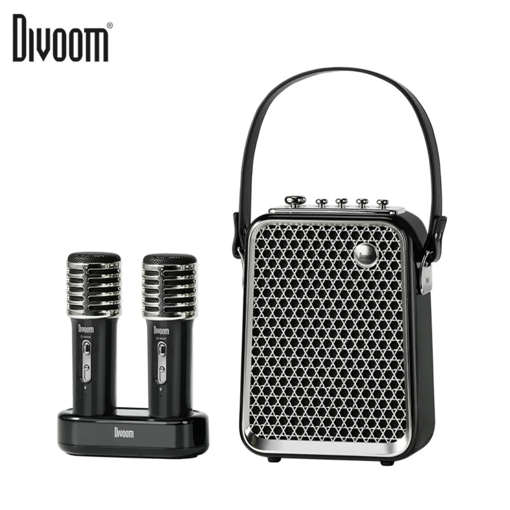 Divoom SongBird-HQ Портативный Bluetooth-динамик Home Ktv Sound Set Домашние Караоке-колонки С Микрофоном