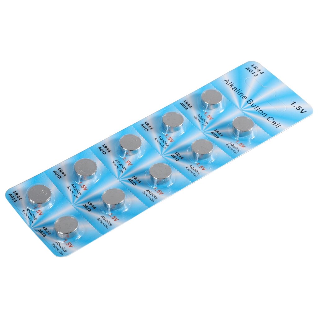 10ШТ Батарейки LR44 AG13 1.5V Button Coin Cell A76 357 357A LR1154 SR1154 SR44 Для Игрушек, Часов, Игр