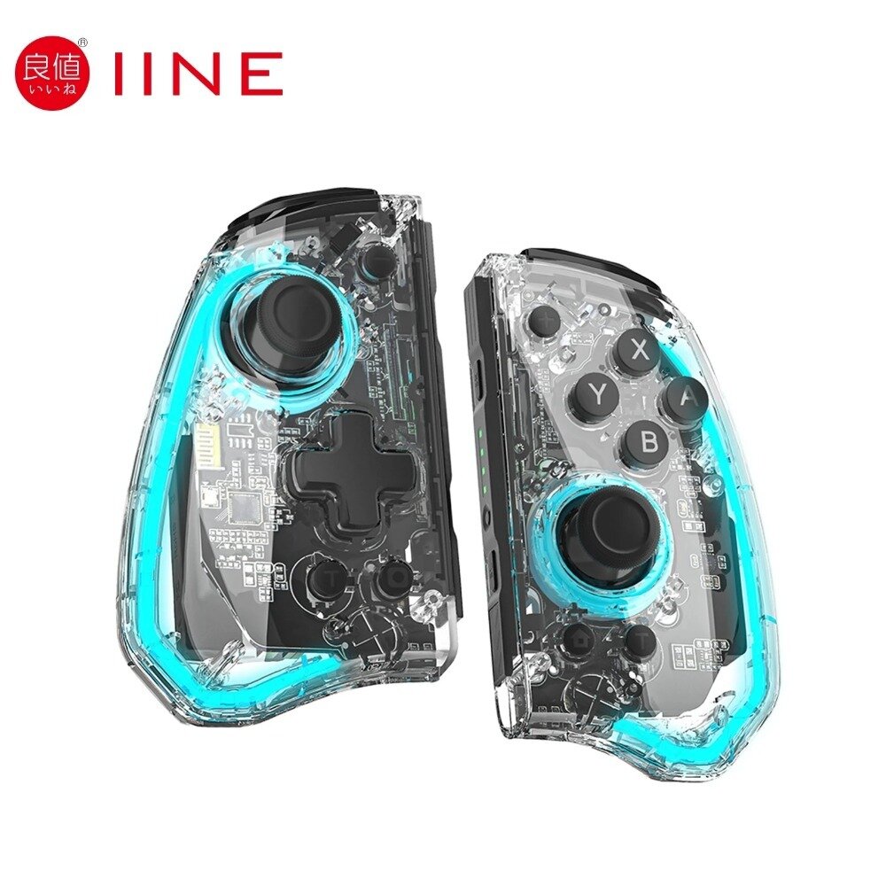 IINE Elite Plus Joypad Аналоговый Джойстик ALPS С Подсветкой, Совместимый С Nintendo Swtich / Lite / OLED