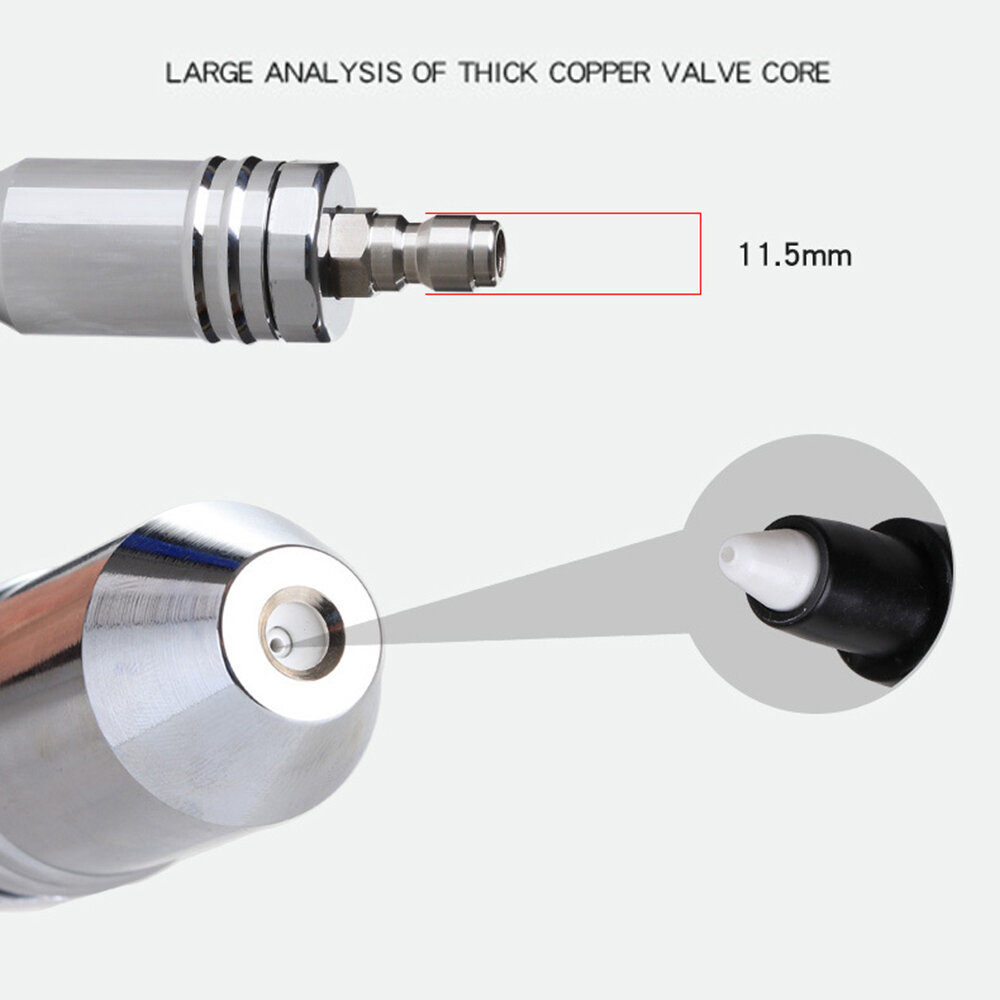 Вращающаяся насадка для двигателя 3600PSI 1/4", быстроразъемное соединение для мойки высокого давления, распылитель для очистки