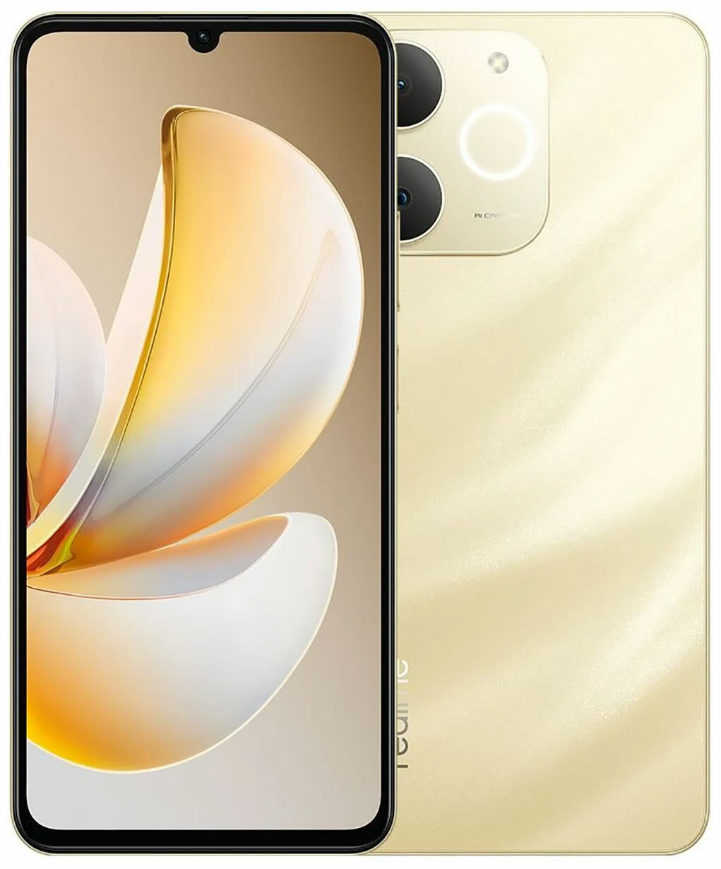 Смартфон Realme Note 70 RMX5313 128Gb 6Gb золотистый