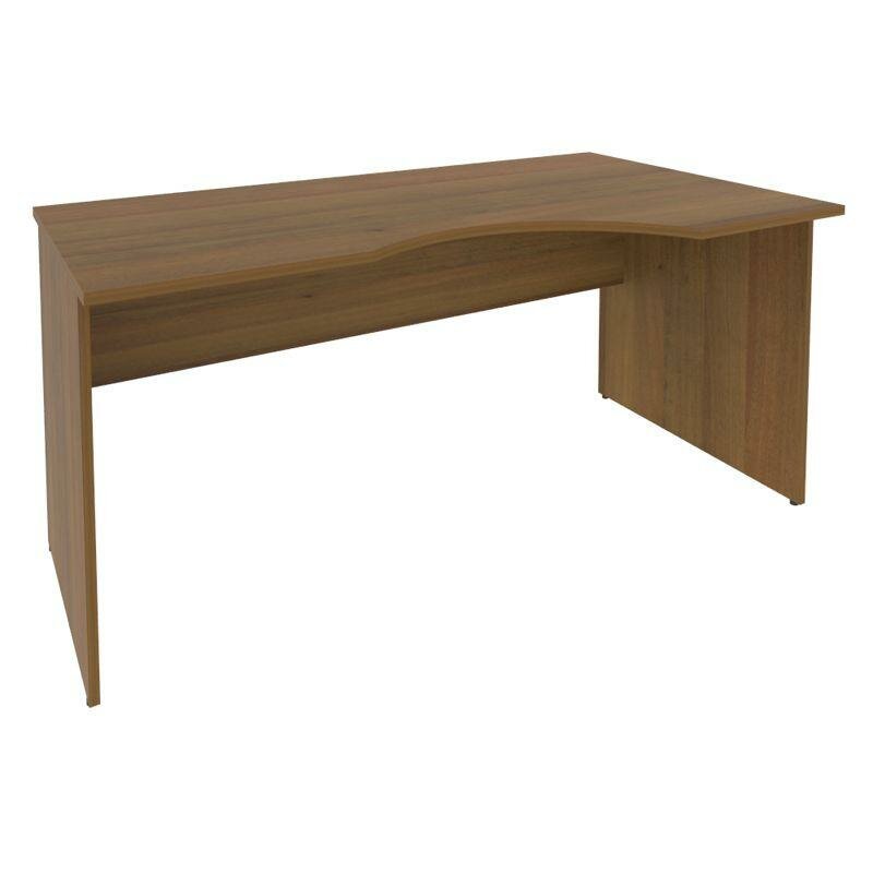 Угловой компьютерный стол правый Рива Riva А. СА-1Пр Орех гварнери 1600*900*755