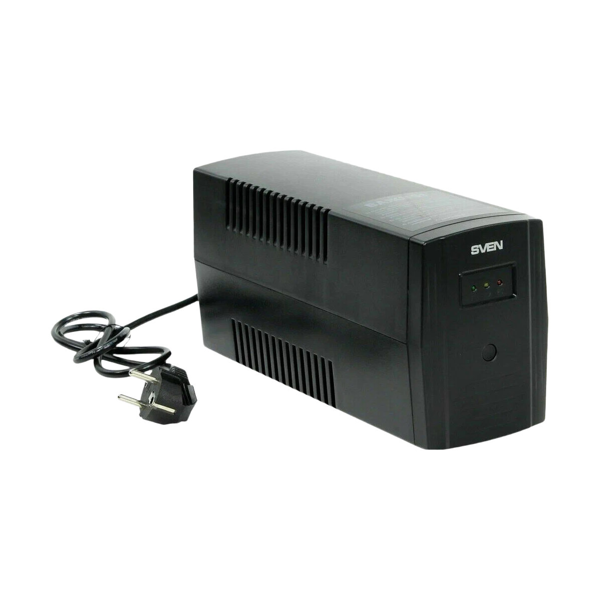 ИБП SVEN Pro 800 SV-013851, черный, мощность 480Вт (800ВА), 2 розетки, работа от батареи 3–20 минут