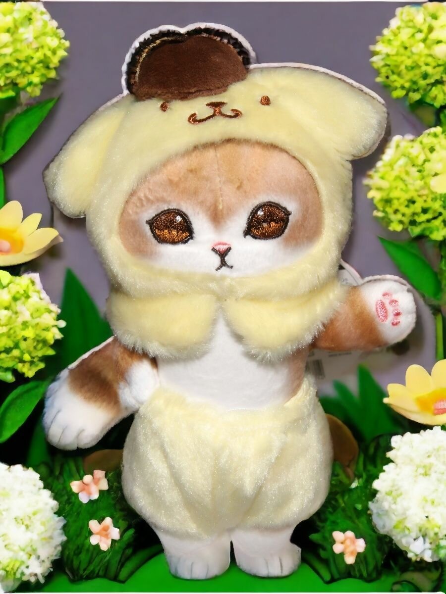 Брелок My Melody "Китти Собачка Пудинг", плюш, фабричное производство