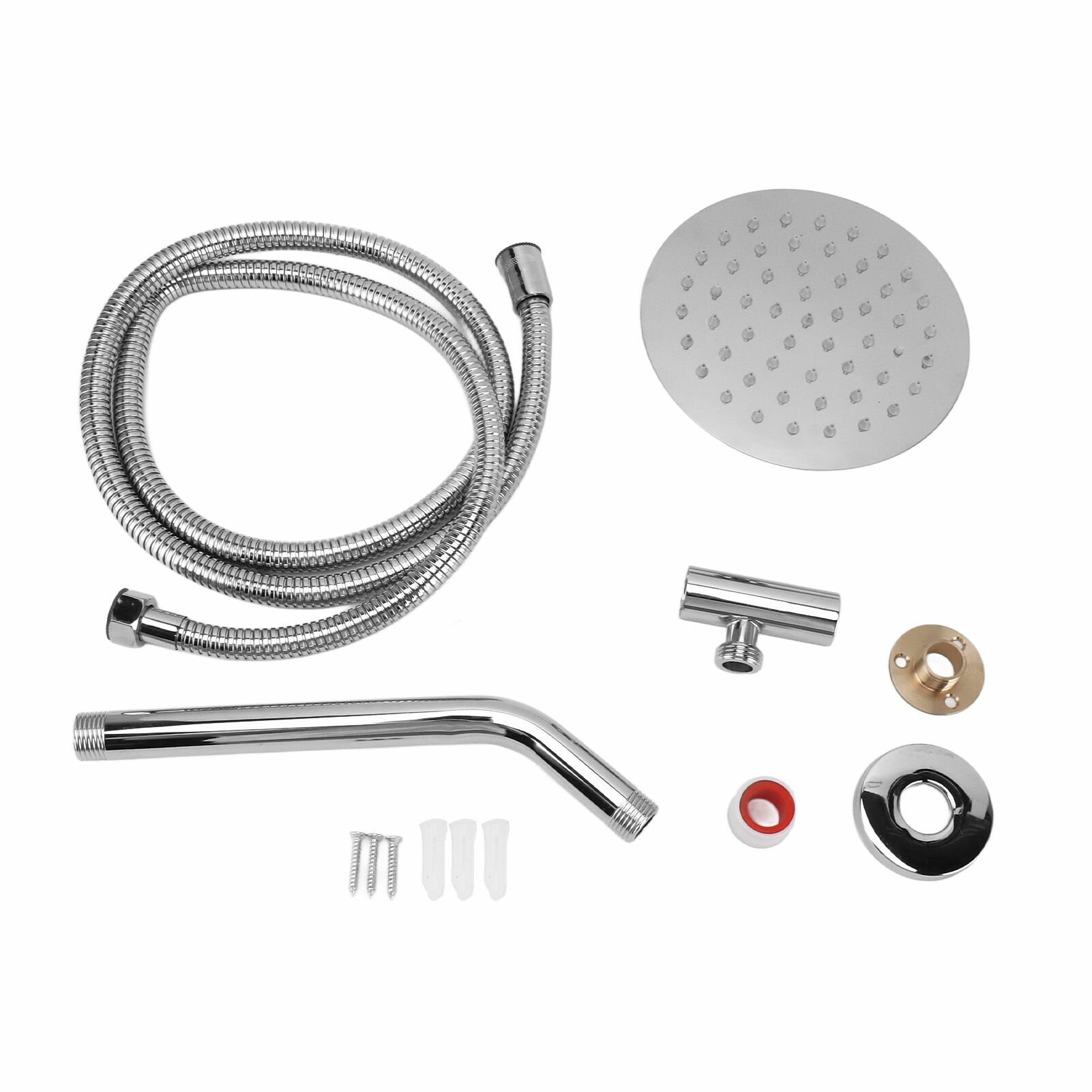 Душевая система для ванной комнаты, набор смесителей для душа из нержавеющей стали, регулируемая на 360 градусов настенная насадка для душа высокого давления