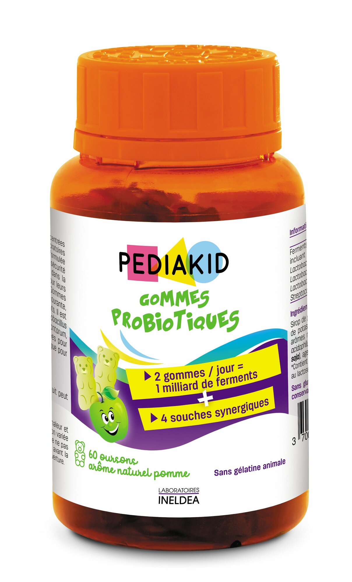 Витамины для детей мишки с пробиотиками / PEDIAKID GOMMES PROBIOTIQUES