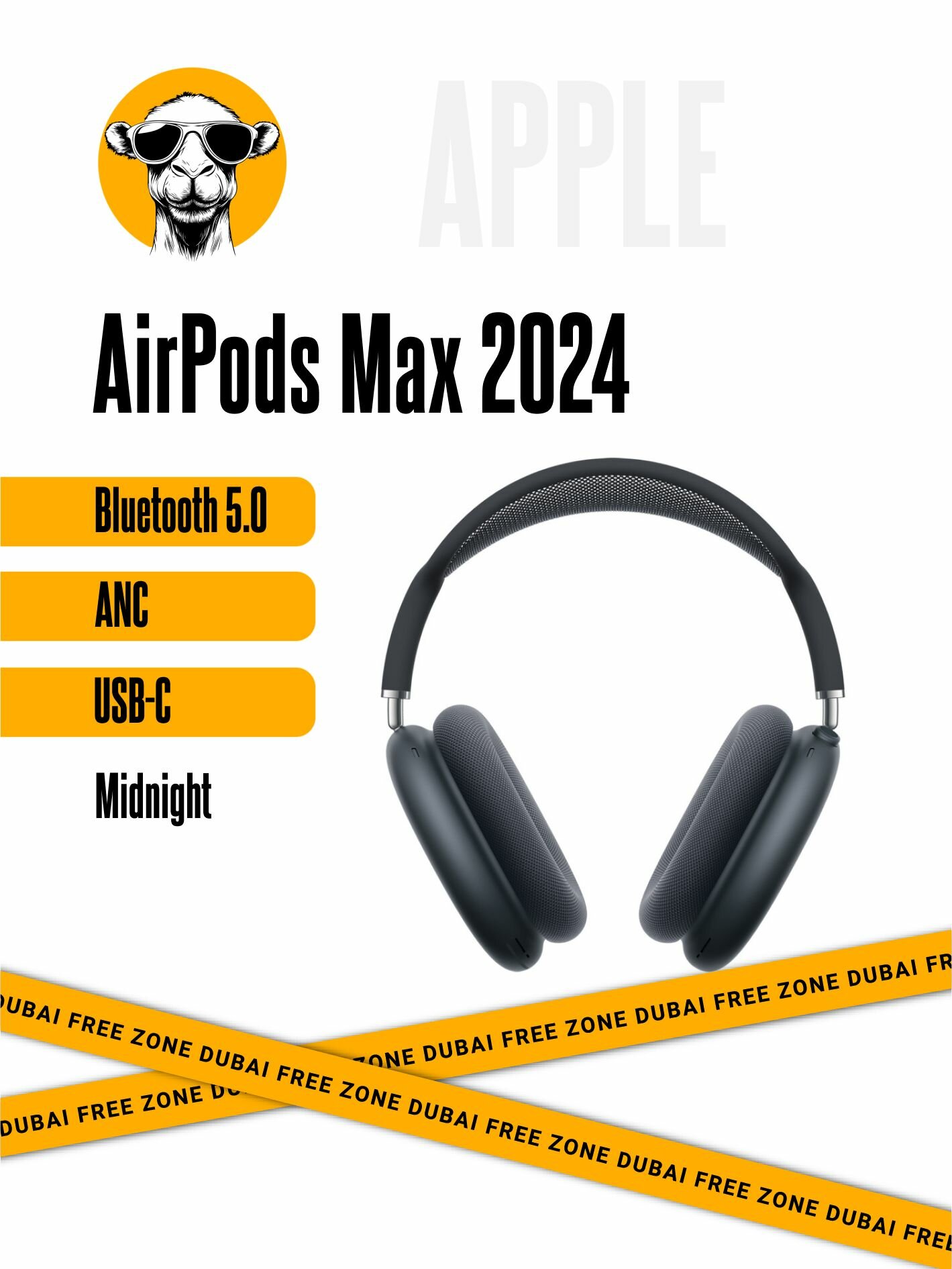 Наушники Apple AirPods Max 2024 Midnight/Чёрный