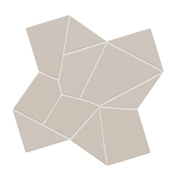 Керамогранит WOW Trencadis 134262 25.5x25.5 Матовая Бежевый, для ванной комнаты, для кухни