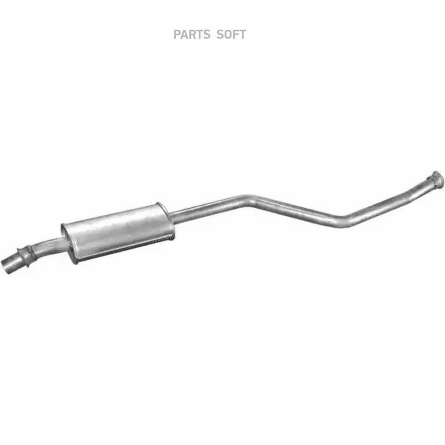 Глушитель средняя часть Citroen Xsara, ZX, Peugeot 306 1.4, 1.6, 1.8 91-03 от официального дистрибьютора, POLMOSTROW, артикул 0406
