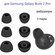Силиконовые ушные насадки для Samsung Galaxy Buds 2 Pro, 3 размера, черный цвет,...