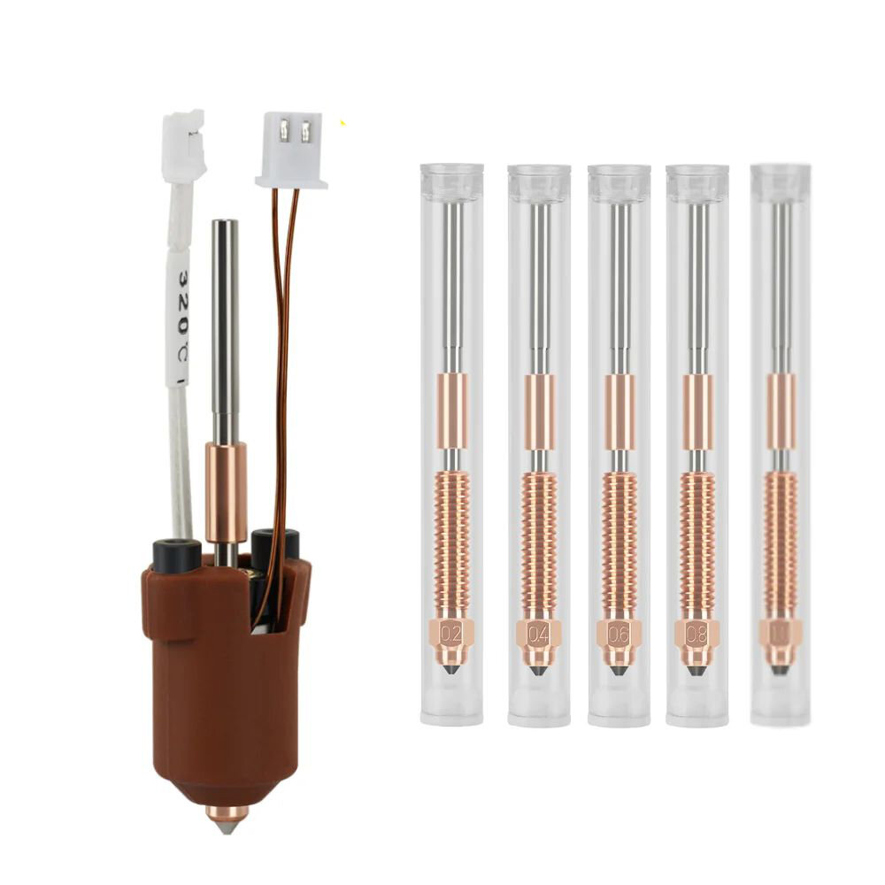 Для K1C K1 Max Hotend комплект керамических нагревательных блоков, запчасти для 3D-принтера, комплект быстросменных сопел, термостойкий Hotend