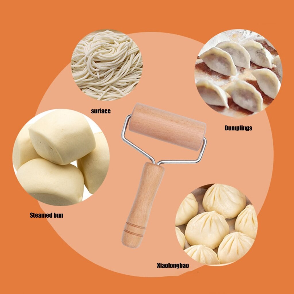 Скалка для теста из бука — фото 1