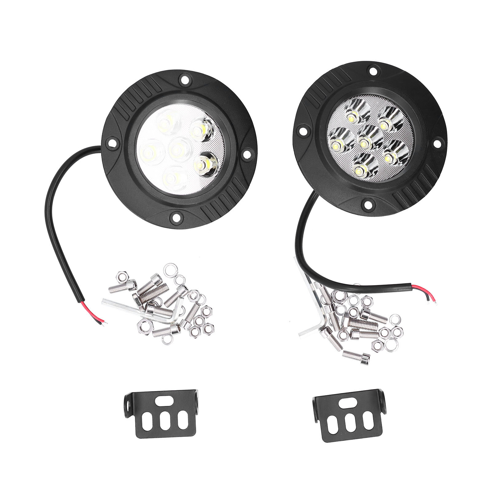 Круглая светодиодная фара в бампер 5 дюймов, 6000K, 6000LM, IP67