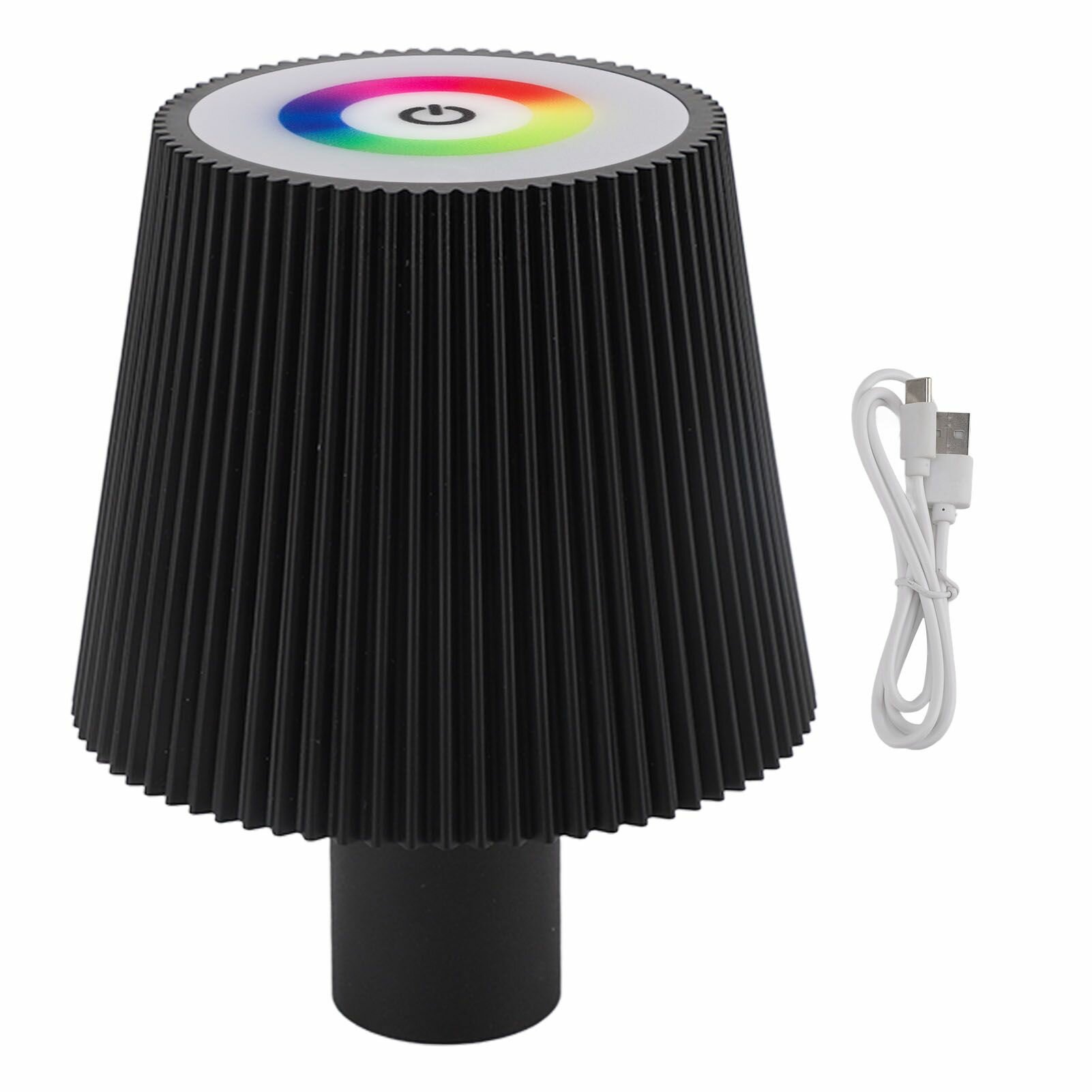 LED лампа в виде бутылки 4000mAh влагозащищенная черного цвета