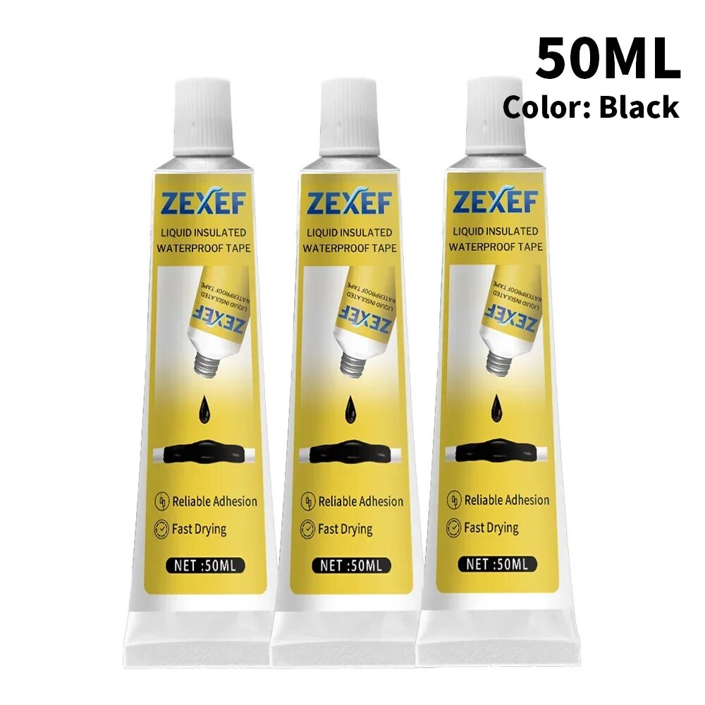 Изоляционная Клейкая Лента 50/100 Мл Для Ремонта Резиновых Электрических Кабелей, Многофункциональная Изоляционная Паста