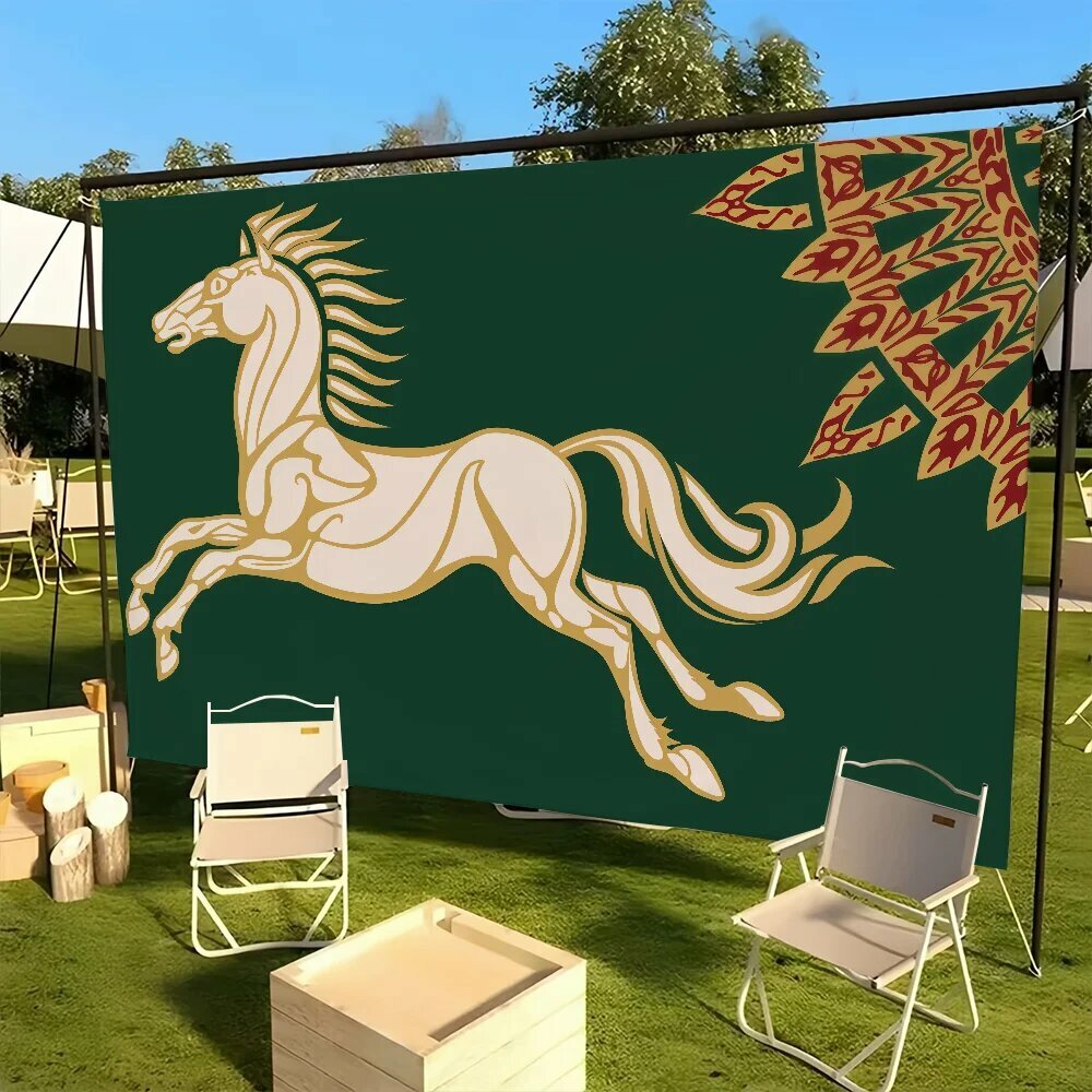 Флаг R-Rohan Sci Fi G-Gondor Темно-зеленый, QZ60x90CM, z1