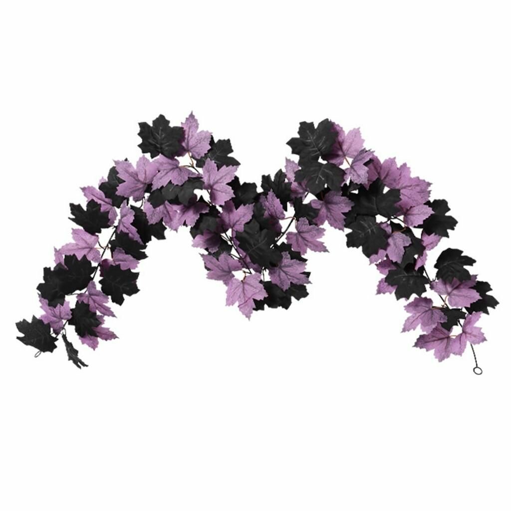Пластиковый Осенний Лист Виноградной Лозы для Хэллоуина