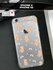 Чехол на Apple iPhone 6 / Айфон 6 с принтом Паттерн бежевые мишки, прозрачный