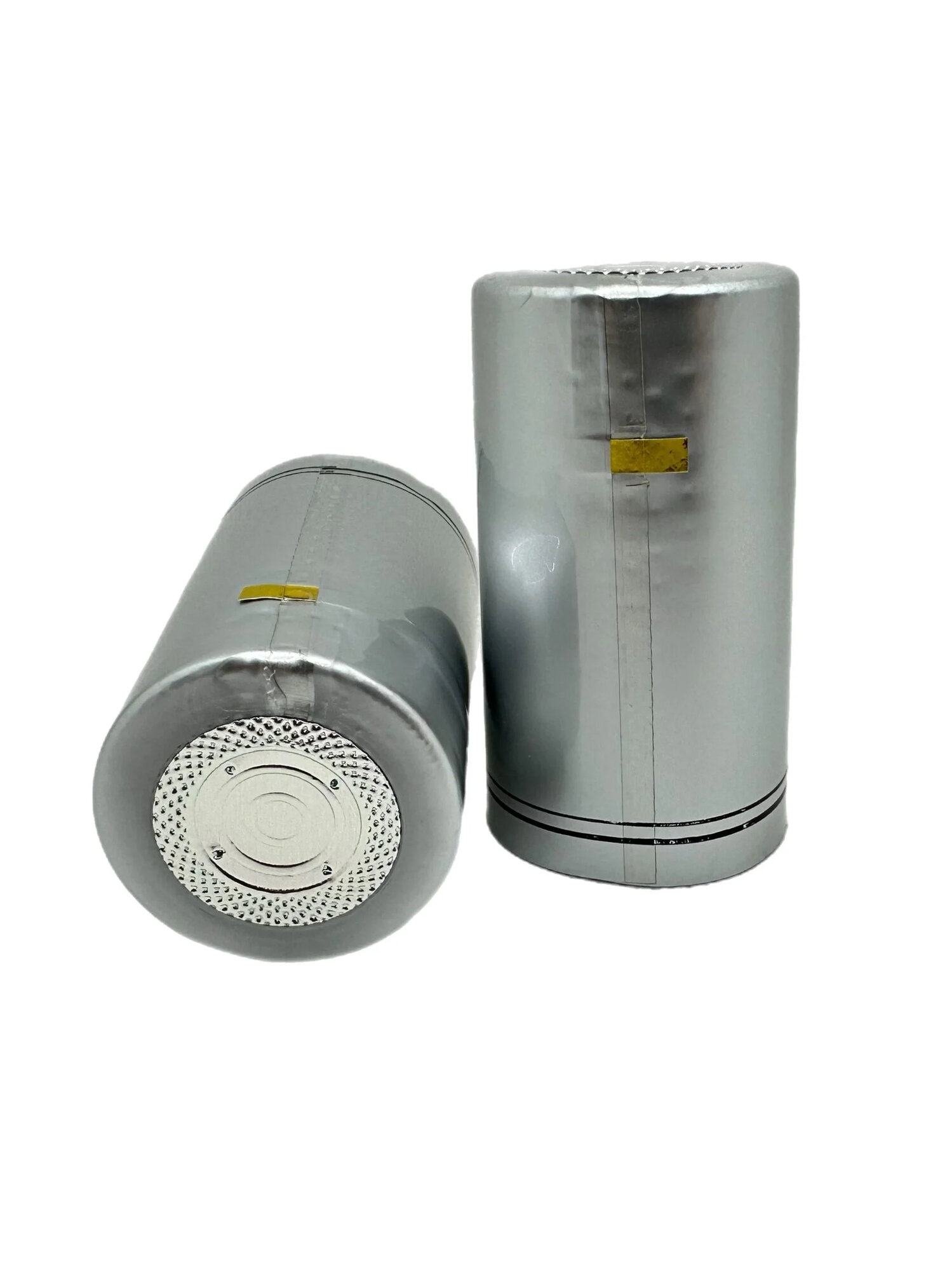 Термоколпачки для бутылок цвет Серебро, 35*65 мм, набор 25 штук