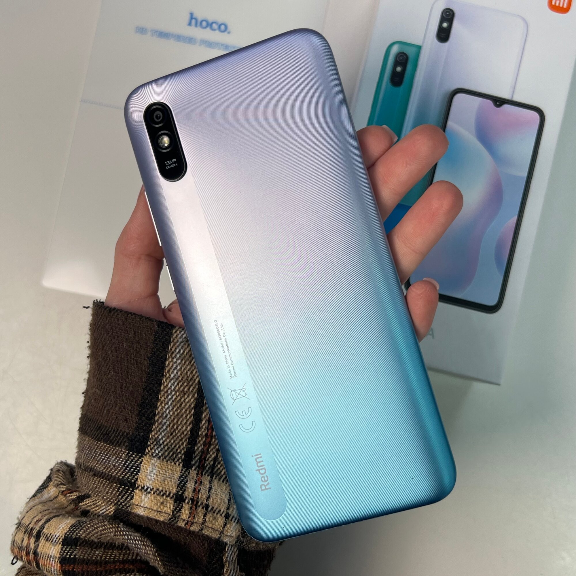 Xiaomi Redmi 9A 2/32Gb Glacial Blue 2GHz 2Gb 6.53"1600x720 Ips 4G+WiFi+BT 32Gb+microSD 13Mpx