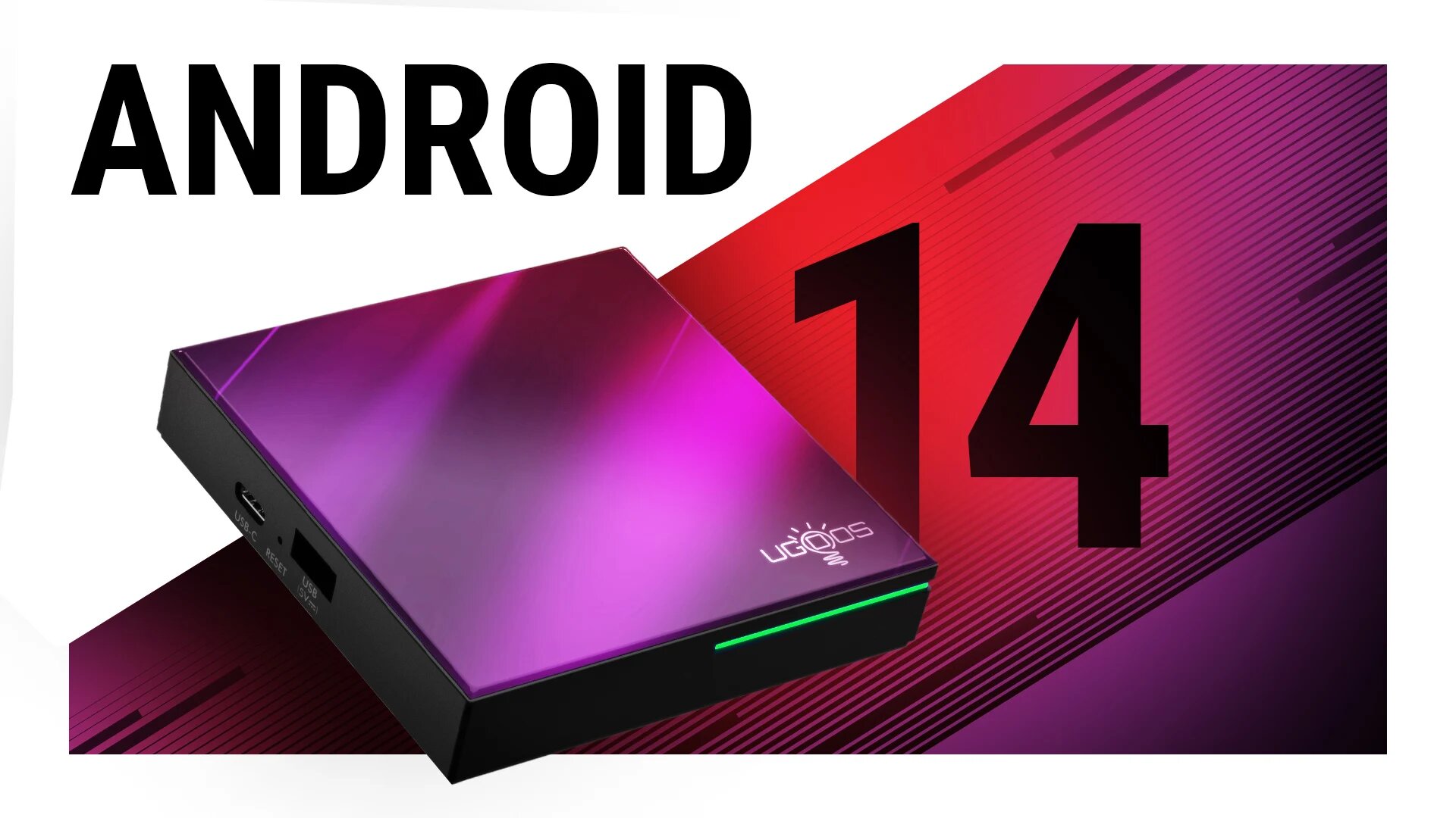 UGOOS SK4 Android TV приставка Европейская вилка (EU Plug), SK4 and G20S Pro BT — фото 1