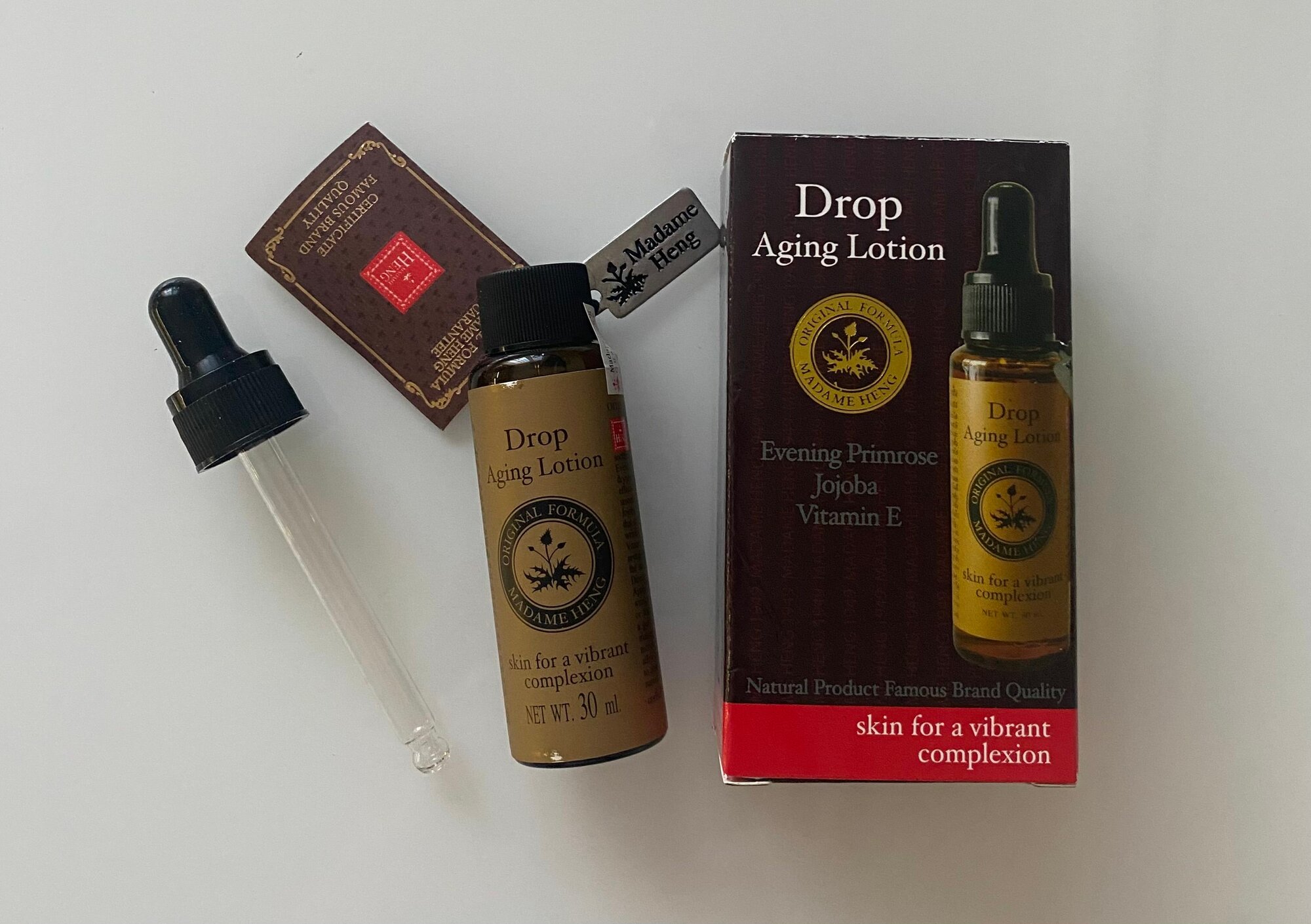 Сыворотка для лица Madame Heng "Капли молодости", антивозрастная, с витаминами, 30мл