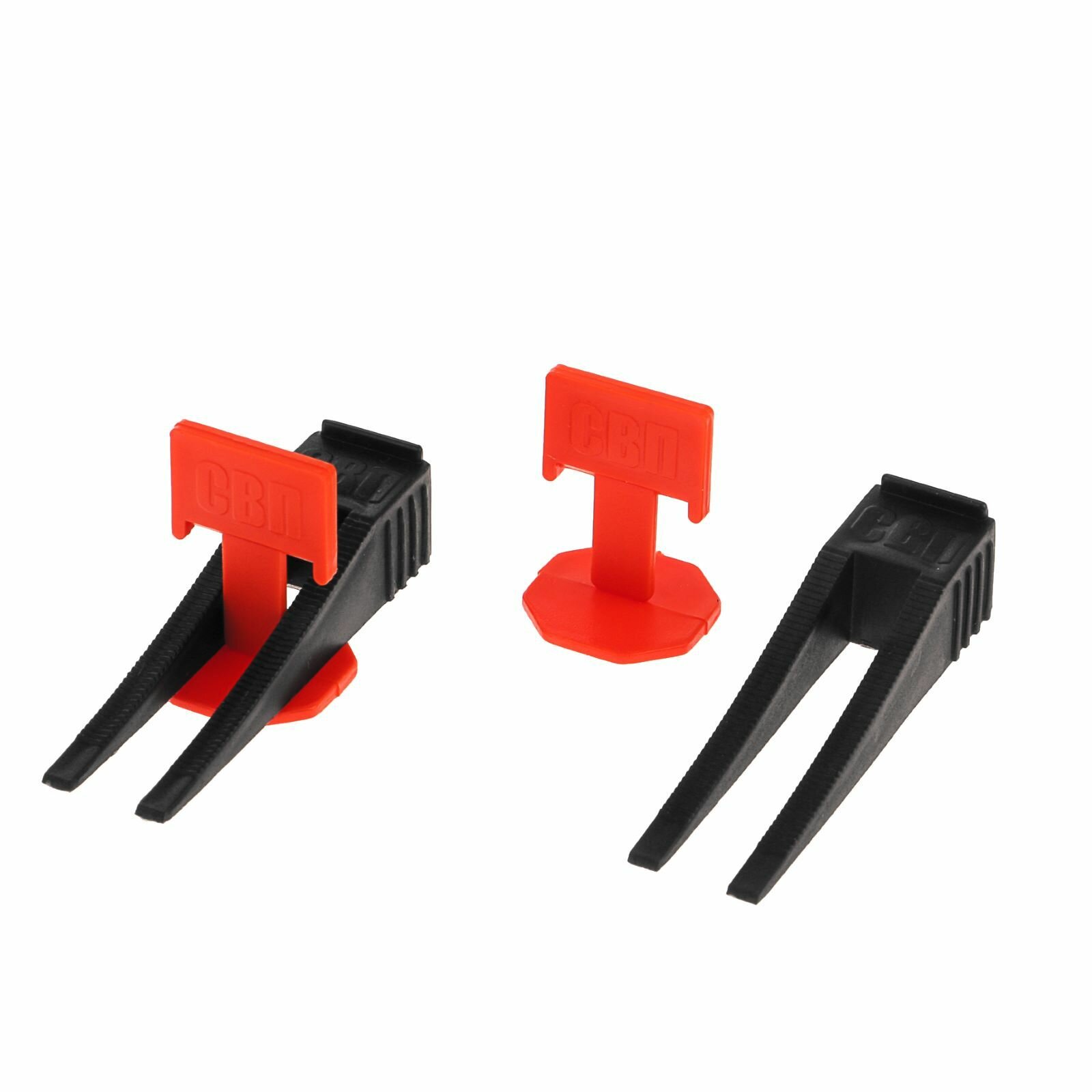 Комплект Зажим + Клин для выравнивания плитки, в упаковке 40/40 шт.