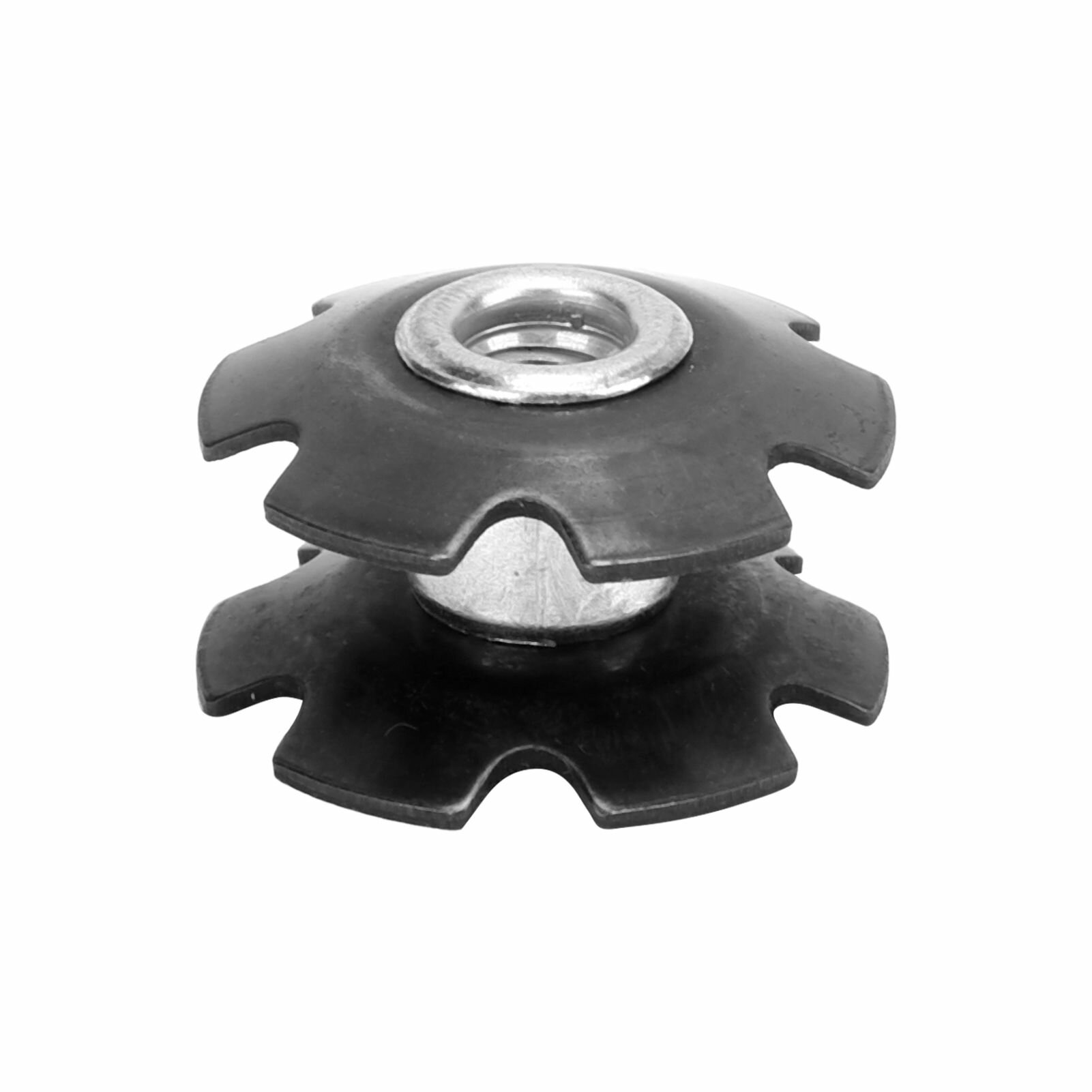 Гайка-звездочка для рулевой колонки 28,6 мм для передней вилки велосипеда, сменная рулевая трубка горного и шоссейного велосипеда, прочная сталь