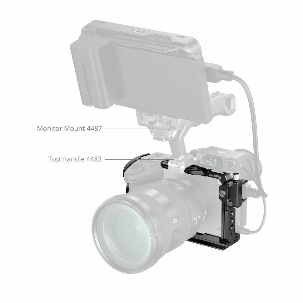 Клетка SmallRig 5587 для Sony FX2, быстросъёмная площадка Arca Swiss — фото 1