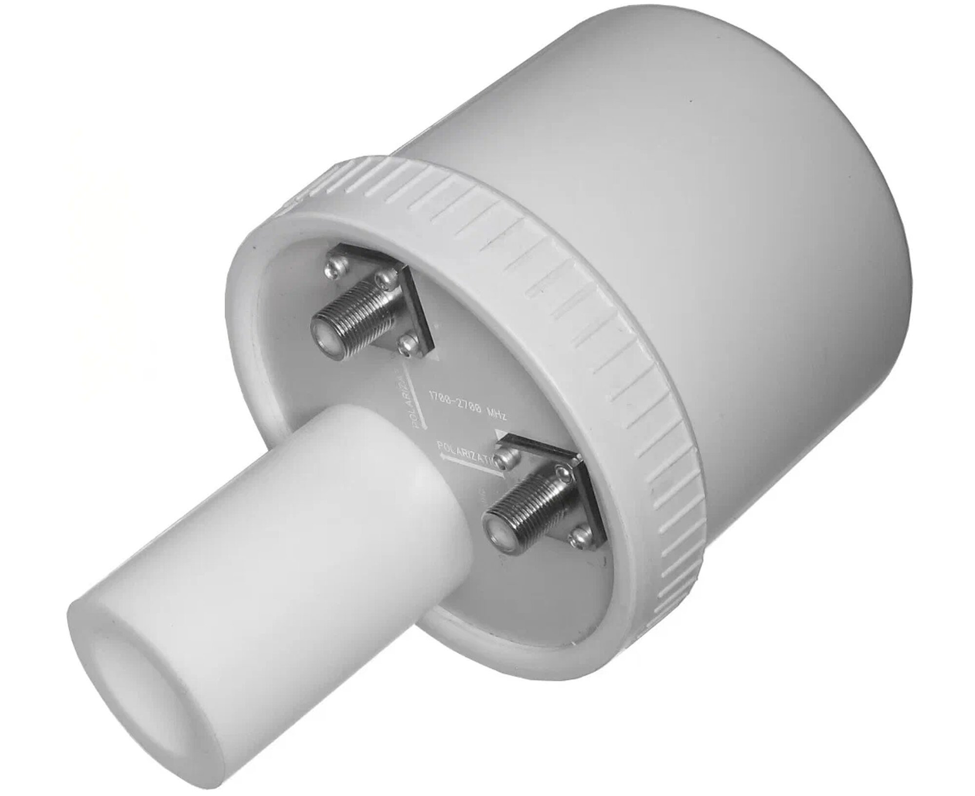 Облучатель антенны KROKS KIP9-1700/2700, MIMO, F-разъём, белый