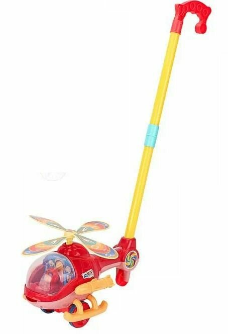Игрушка-каталка на палке Вертолет