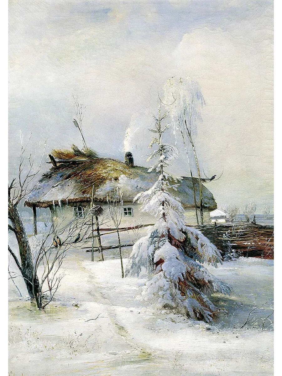 Постер Зима Саврасов — фото 1