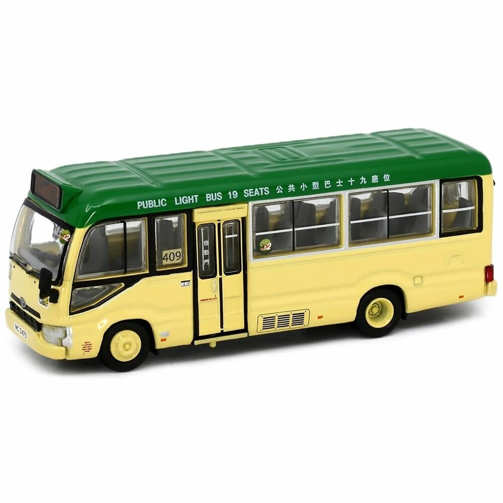 Машинка Tiny 1/76 Toyota Coaster B70 Red Minibus 19 seats City 183 Diecast Scale Model Car