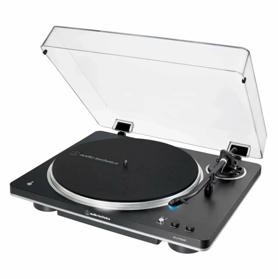 Виниловый проигрыватель AUDIO-TECHNICA AT-LP70XBTBS с полностью ручным управлением