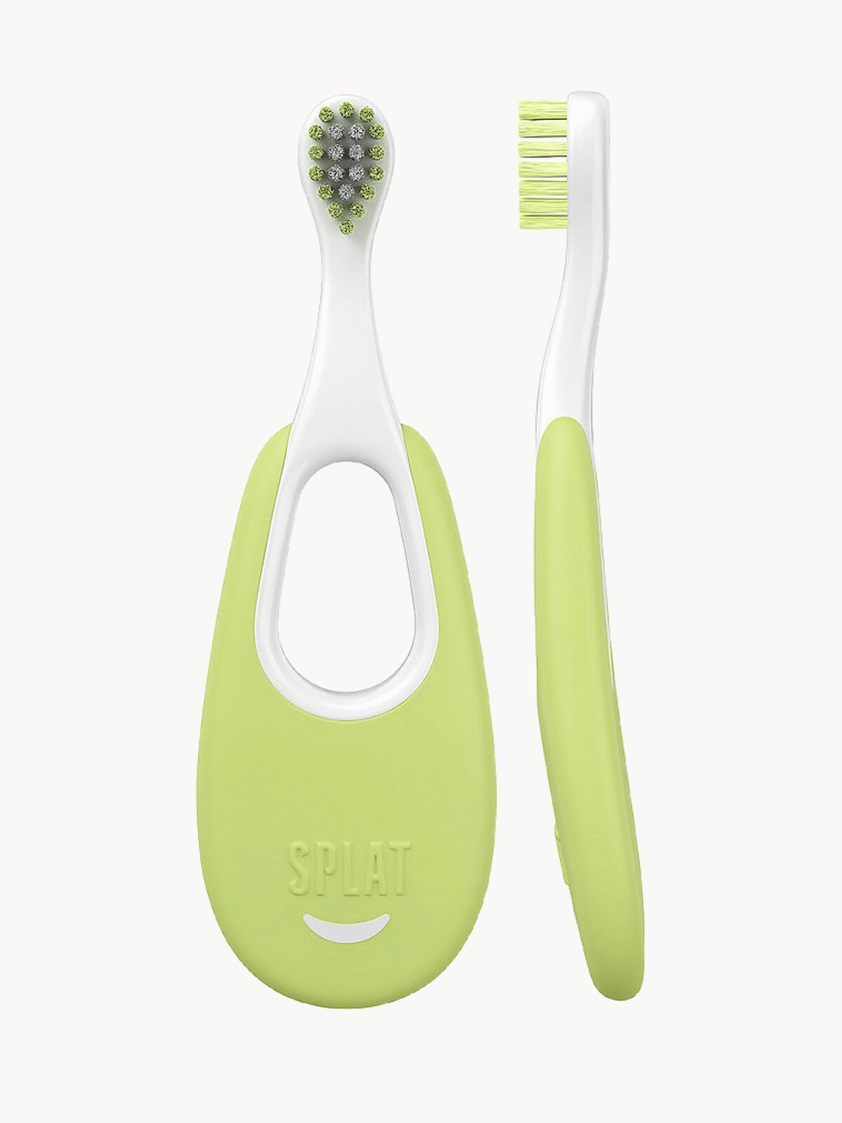 Зубная щетка для детей «SPLAT (сплат) Baby» с ионами серебра. Мягкая. (Зеленая)