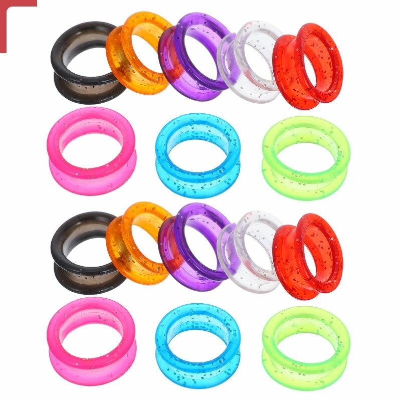 16 Штук Кольца Для Ножниц Из Силикона Защитные Вставки Для Пальцев При Стрижке Размер 2.50X2.50X1.00CM