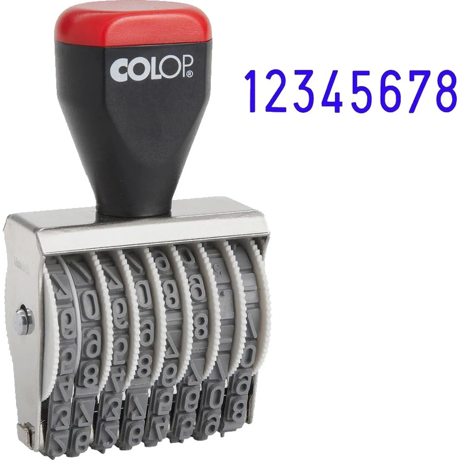 Нумератор ручной 8-и раз. высота шрифта 5мм 05008 Colop