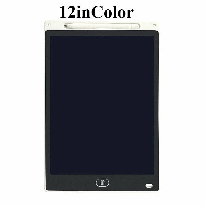 12-дюймовый цветной LCD планшет для рисования, белый