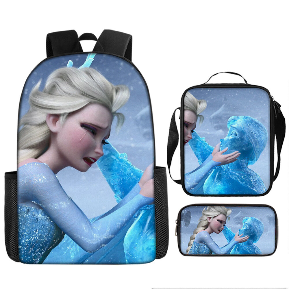 Школьная сумка для детей, детский сад, женский лед и снег, принцесса Эльзы, компьютерная сумка, водоотталкивающий костюм большой вместимости, новая сумка через границу
